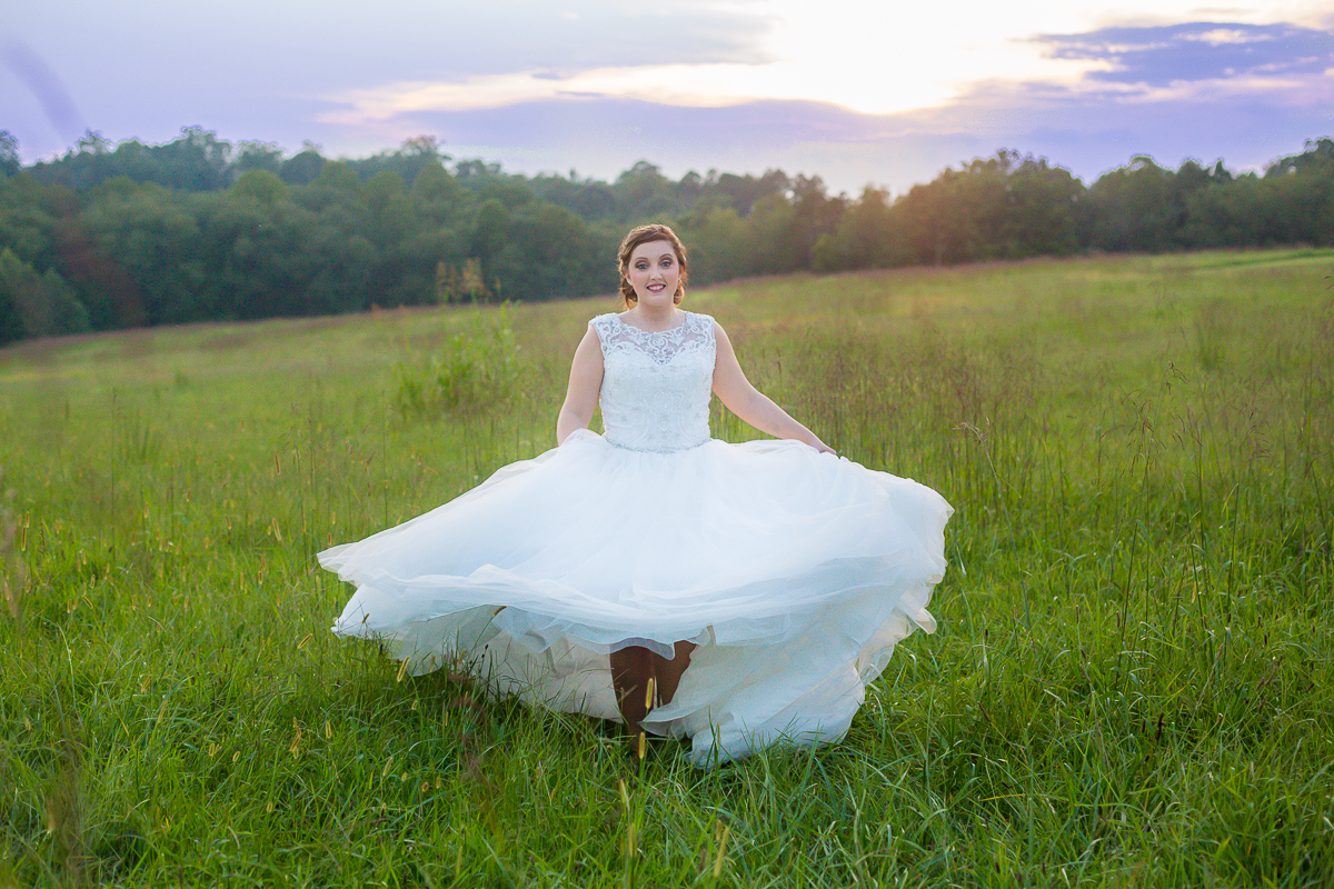 Miranda | Bridal Portraits | Granite Falls, NC - Laze L Farm Photography