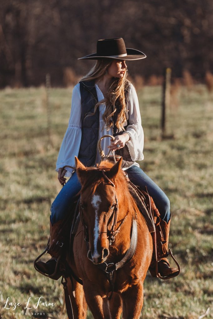 Luke + Dani | Western Lifestyle Session | Catawba NC - Laze L Farm ...