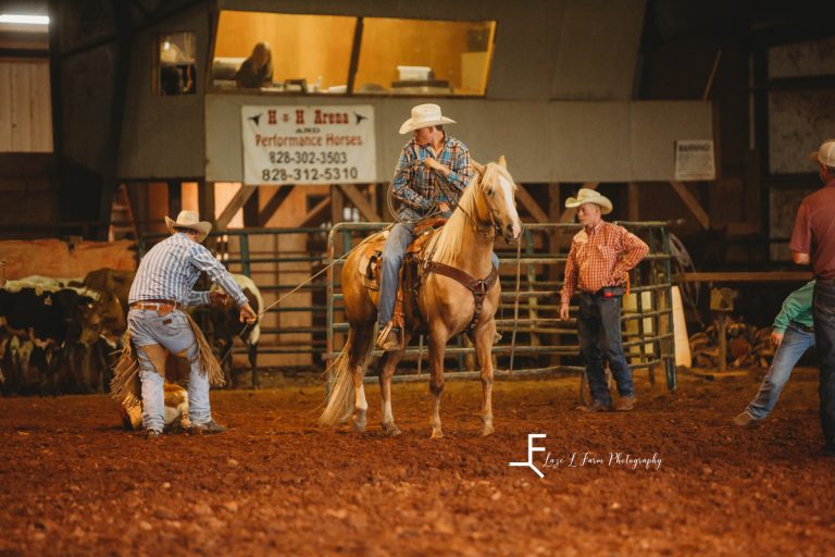 Ranch Rodeo | H + H Arena | Taylorsville NC - Laze L Farm Photography