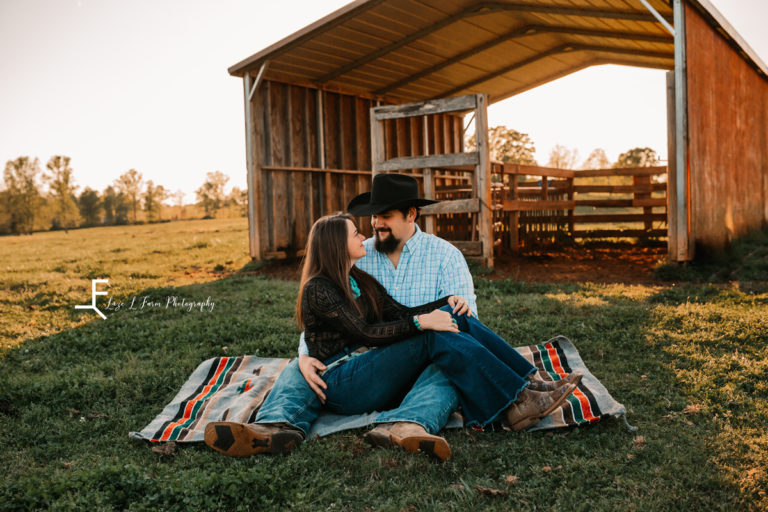 Tyler + Brantley | Western Engagement Session | Cowpens SC - Laze L ...