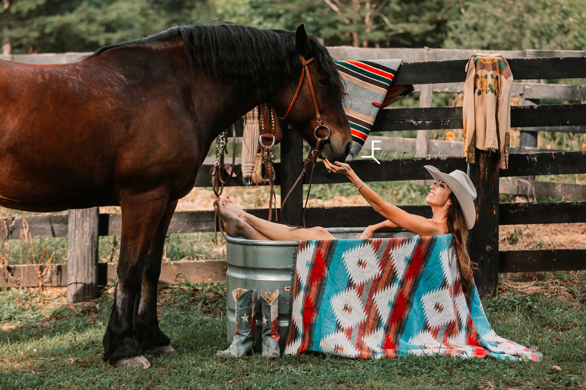 Water Trough Sessions | Beth Dutton Photoshoot | Taylorsville NC - Laze ...