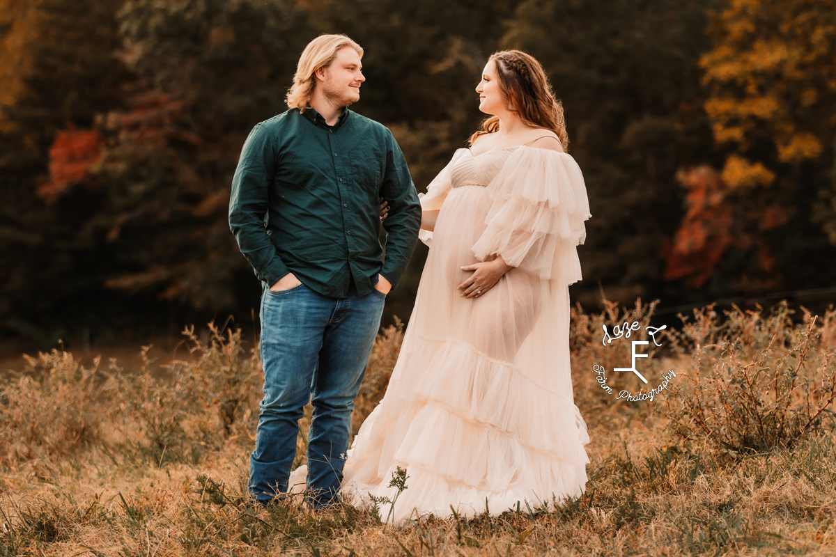 Ashley & Devin | Maternity Photoshoot | Taylorsville, NC - Laze L Farm Photography
